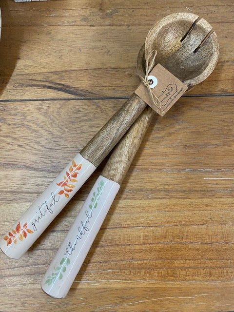 MUD PIE GATHER WOOD SERVERS – Copper Lane Gifts & Interiors